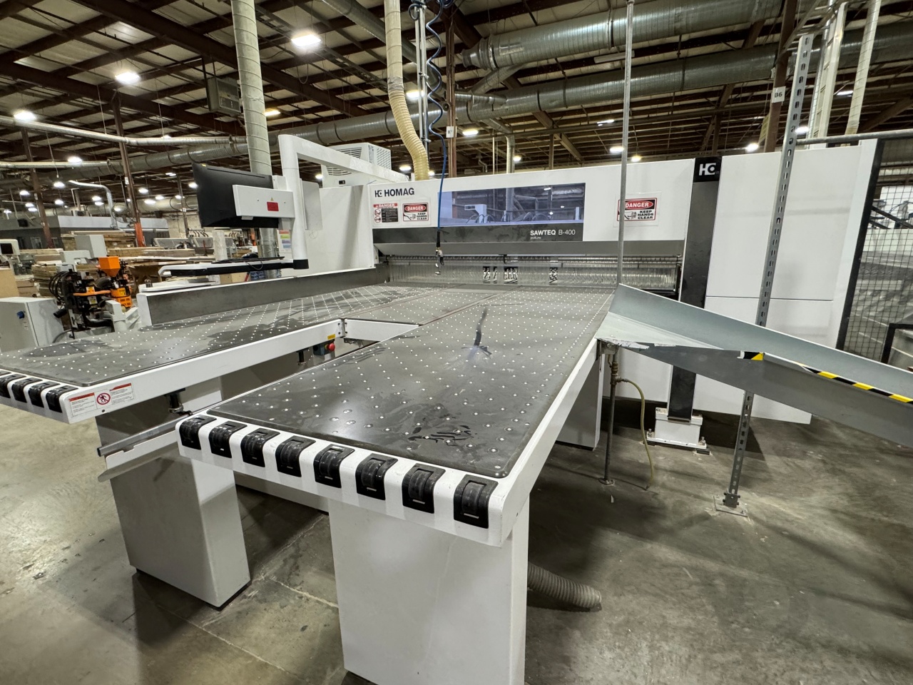 Used HOMAG | SAWTEQ B-400-Angular Beam Panel Saws